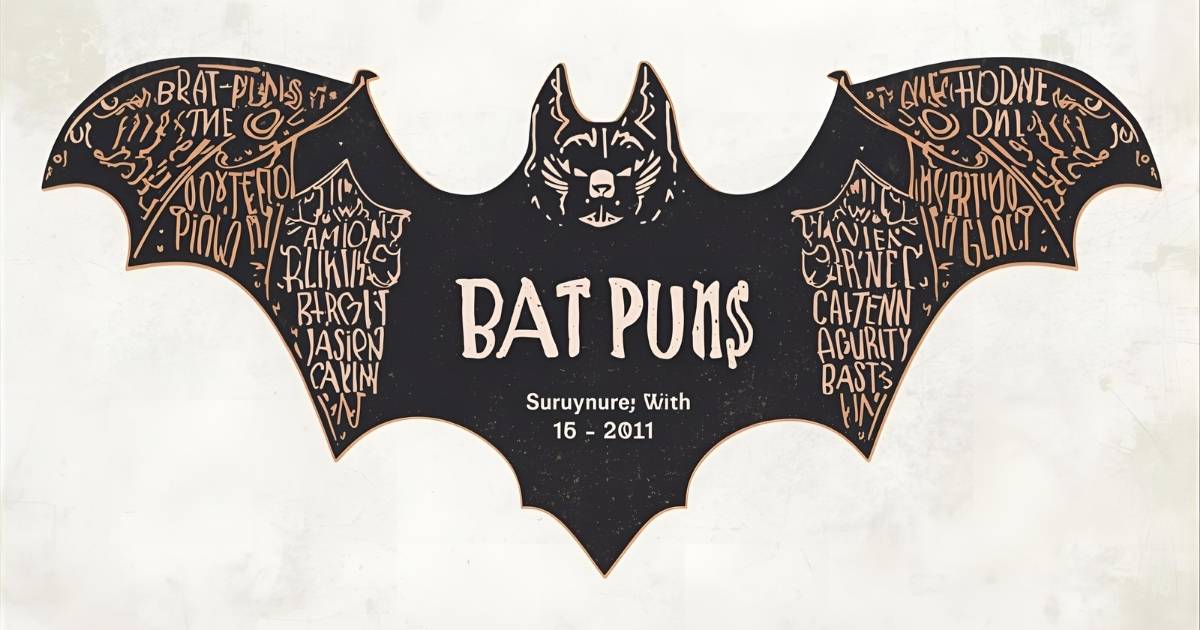 255 Bat Puns & One Liners: Halloween, Vampire, Love Puns for Adults & Kids